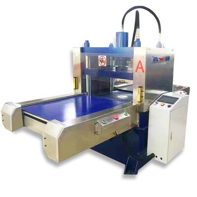 YS裁-640上置缸断机吸塑四柱切HY-730料机下海绵裁机自动送料