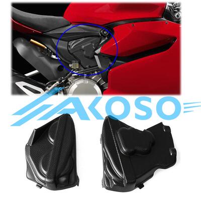 适用杜卡迪 Ducati Panigale 899 959 V2改装碳纤维发动机边盖罩