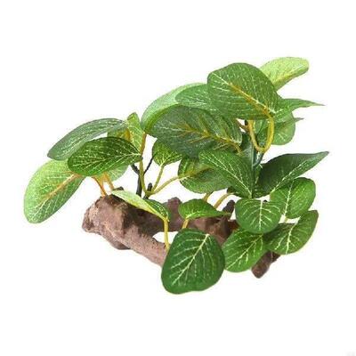 U6XC Aquarium Decor Resin Driftwood Plastic Plants