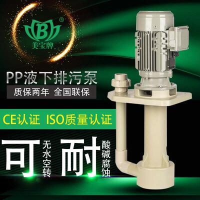 淋液下泵耐腐液下泵BWM槽内立式泵液蚀下防腐泵P塔喷P液下泵