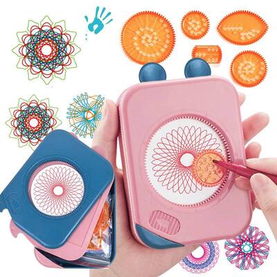 Magic Spirograph Drawing Toys Painting Template Multi-functi