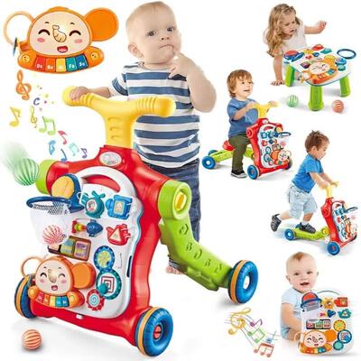Baby Walker 5 in 1 Sit-to-Stand Learning Scooter Balance Bik
