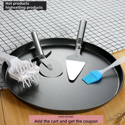 bake pizza tray home oven bread baking tray pizza cutter