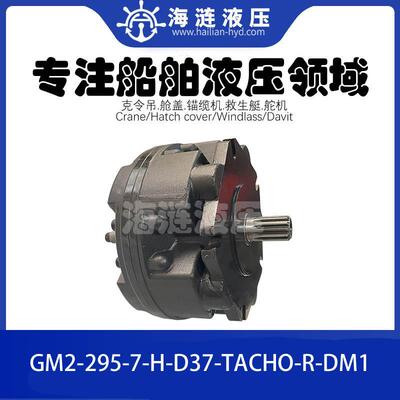 船舶甲板开舱液压马达GM2-295-7-H-D37-TACHO-R-DM1