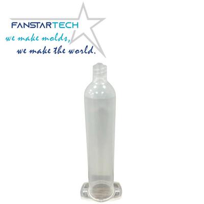 双螺牙热熔管模具精腔密多点胶机头OHT配件模胶具注塑模具厂家