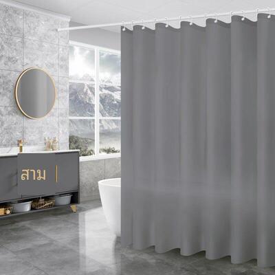 The bathroom shower curtain checkered PEVA Environmental