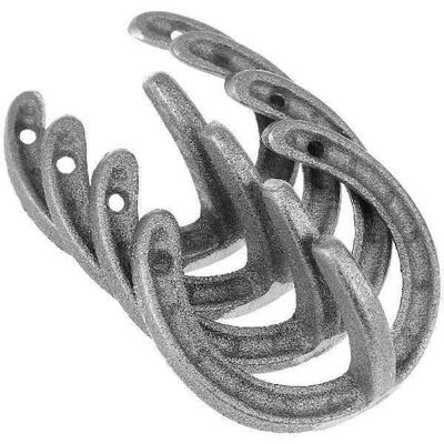 4 Pcs Cast Iron Hook Hangers Wall Decor Home Storage