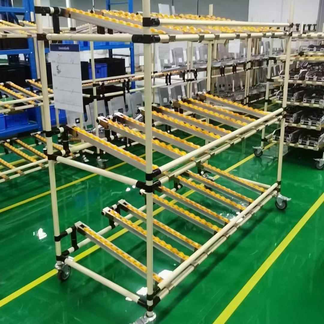 免费设计线棒精益管工作台物料车货架柔性设计铝型材线棒不锈钢管