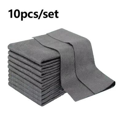 10pcs/set Thickened Magic Cleaning Cloth No Trace No Waterma