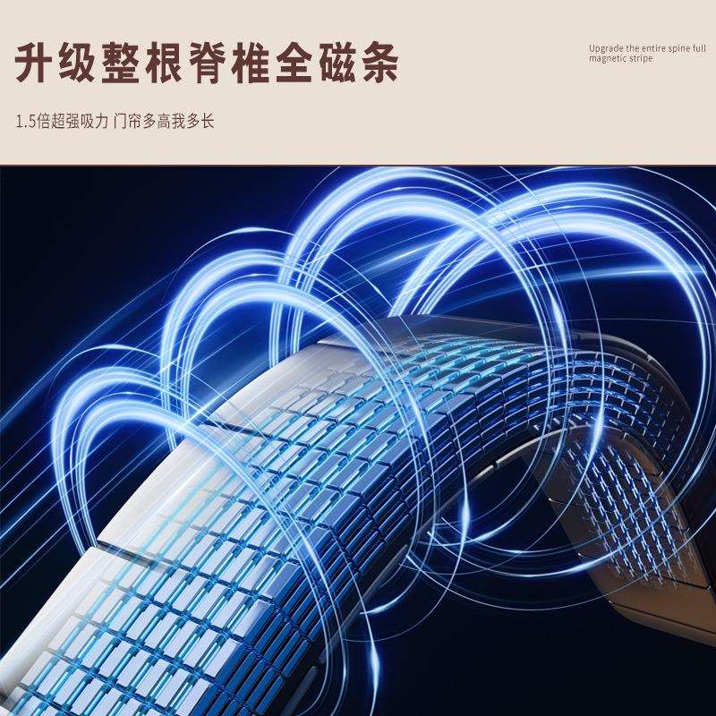 侧开新款夏季防蚊纱门磁吸免打孔自装纱窗网门帘金刚网磁性自粘式