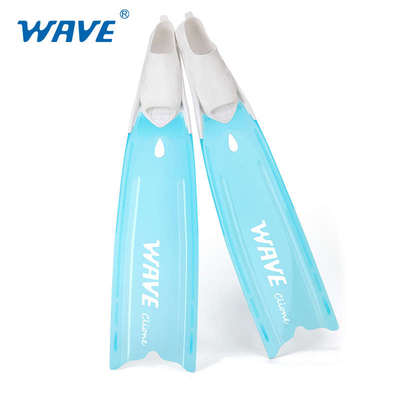wave专业蛙鞋潜水脚蹼自由潜长脚蹼可调节女男士深潜专用浮潜装备