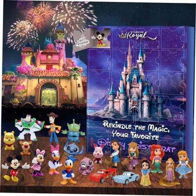 Sanrio Christmas Advent Calendar Cartoon Stitch Anime Figur