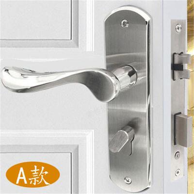 门锁室木内0不锈钢卧室锁5805-031具4门卫生间房门锁把手锁体3静