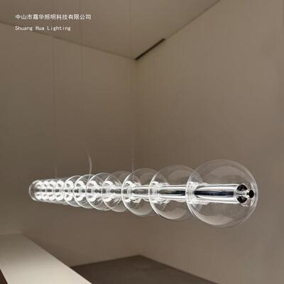 意大利Luce Sferica餐厅吧台玻璃吊灯设计师桌岛台长条灯2025新款