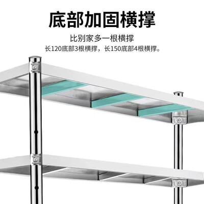 不锈钢微厨房置物架落地多层家用波炉收纳房架厨PBE储仓物架库货
