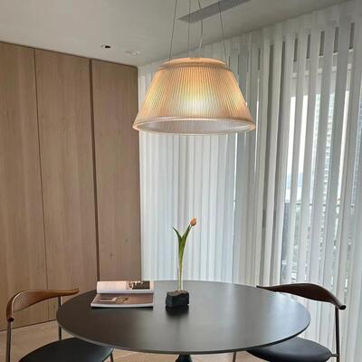 Flos Romeo Moon设计师餐厅灯卧室吧台岛台书房轻奢圆桌玻璃吊灯