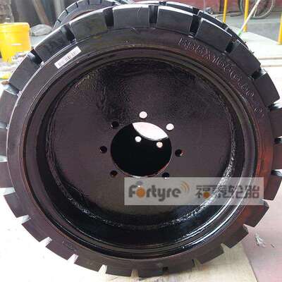 福泰厂家供应叉车工业轮胎6.50-10U-P实心轮胎 现货