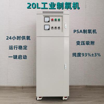 20L工业制氧机水产养殖增氧机氧舱增氧烧制玻璃助燃食品医药发酵