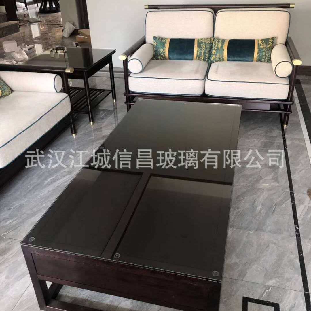 漆钢化玻璃面板面板白台面玻璃玻璃超桌面钢化玻璃烤加工