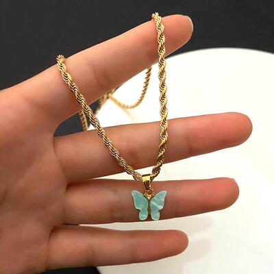 European and American Style Distinctive Twist Chain Acrylic