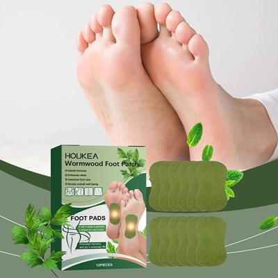 HouKea Moxa Foot Patches - Gentle and Nourishing Foot Care w