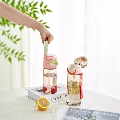 New sports outdoor water bottle, plastic cup, fitness outdoo