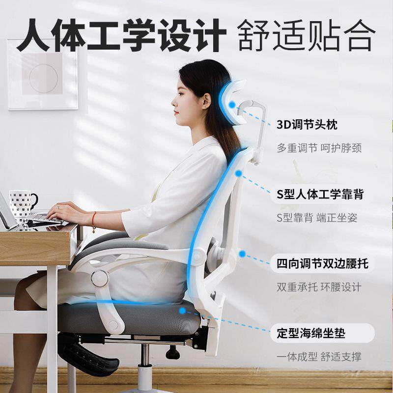 电脑椅人体工学椅办公室椅靠背可躺电竞椅舒适久坐椅子其它其他有