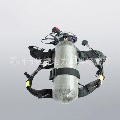 碳纤维瓶自给型面罩便携正压空气呼吸器双肩背负自吸式吸气瓶