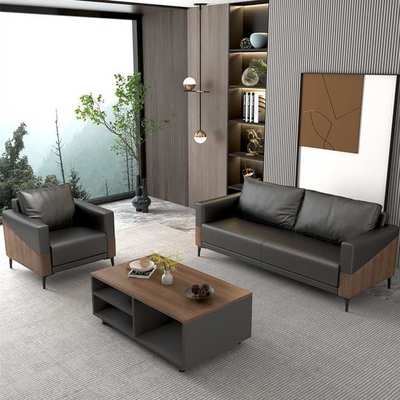 办公沙发茶几组合商务会客接待洽谈酒店前台大厅等候区休闲休息室