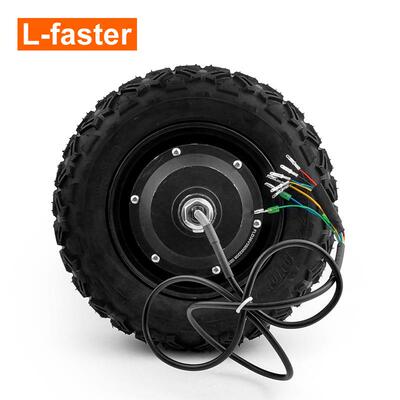 L-faster电动独轮车电机车轮越野粗糙轮胎适用于10寸手推车开档96