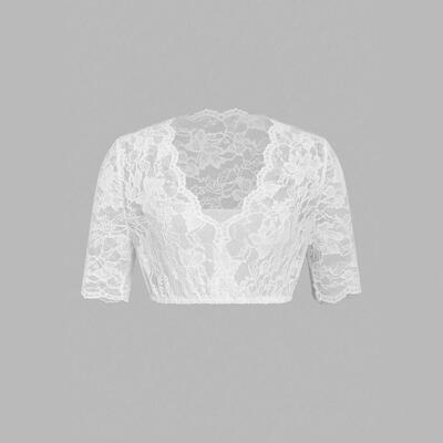 Halloween Women Oktoberfest Regular Lace Panel Blouse Top