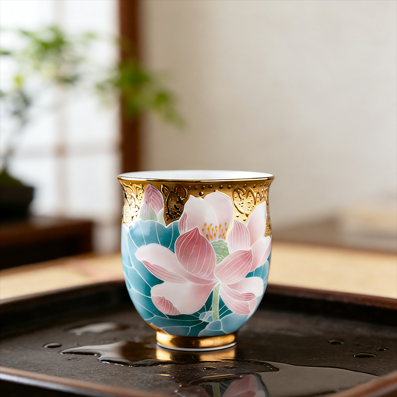 重工真金主人杯 省大师肖建辉耐高温茶杯闻香杯茶盏高端家用送礼