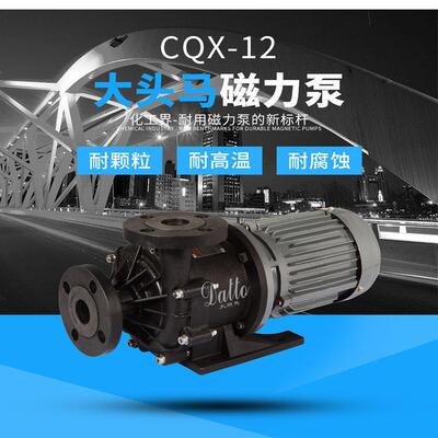 大头马CQX-12耐颗粒镀锡镀金专用化工泵电泳磁力泵易威奇401款
