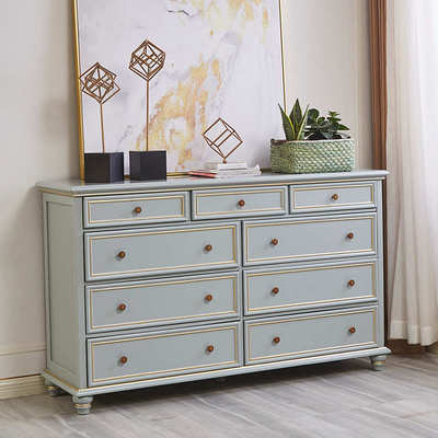 厂家实批发柜抽屉 复古五九带多功能斗储物柜三四收纳柜木斗美式