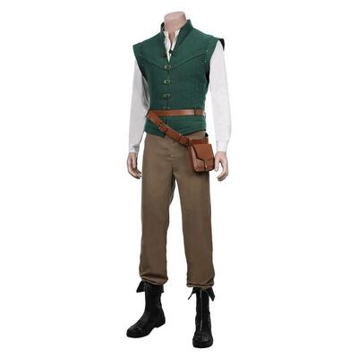 Flynn Rider Tangled Rapunzel Cosplay Costume Adult Carnival