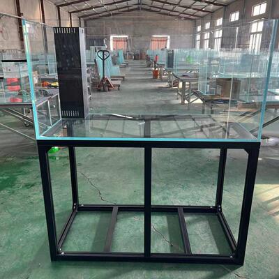 金泰金晶超白鱼缸直角溢流鱼缸兰寿红龙锦鲤大型客厅定做