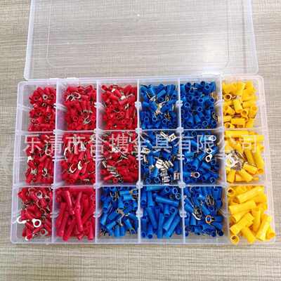 接线connect压橡胶端子绝缘端子1500pcs款盒装预货源套装18冷