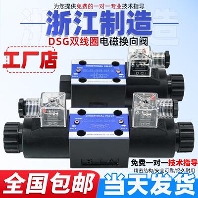 DSG-02-3C2-DL液压站3C3换向阀3C4电磁阀2D2 3C60 2B2-LW 24 220V