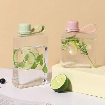 240ml/320ml Water Bottle Multicolor Rectangle Sports Kettle