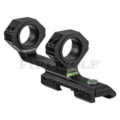Firewolf 新款41066高品质连体后延瞄夹25/30MM 5057B 按扣卡槽