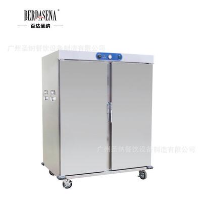 22层双门宴会保温餐车不锈钢电热手推保温送餐车餐厂家MEC-22