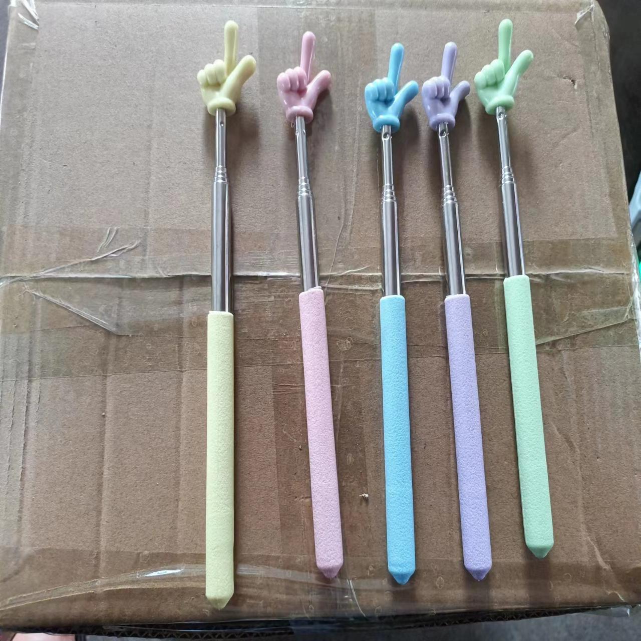 可伸缩指读棒手指教棒家用教鞭教师专用上课教学黑板居家日用套装