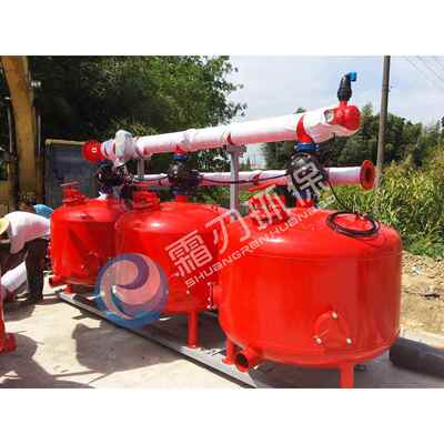 农业灌溉自动沙石过滤器杭州厂家生产FLS-48砂滤器