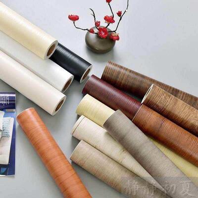 Table paper sticker self-adhesive wallpaper imitation wood