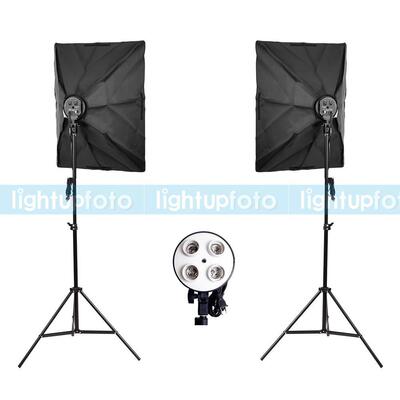 E27四灯头摄影套装 持续光 不带灯泡 PSK6A