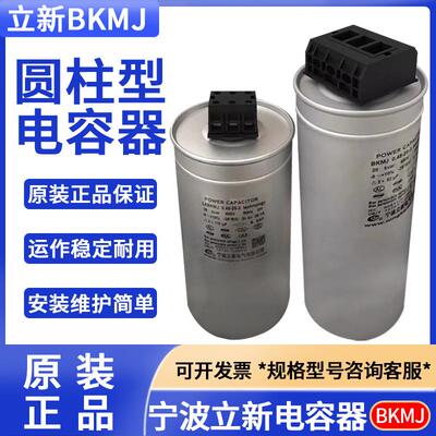 宁波立新电力电容器圆柱BKMJ0.48-30-3 MKPG0.44-30-3 LXBKMJ0.48