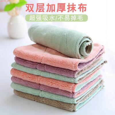 3pcs/set wash towel dish wipe kitchen cleaning cloth cotton