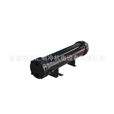 5P管壳冷散热壳管式水冷凝器水泡直销（20+20）40HP