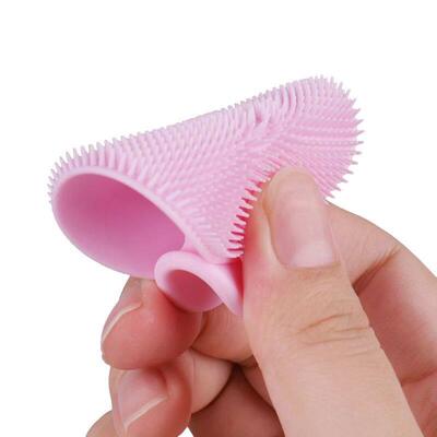 1pc Face care Brush Silicone Facial Exfoliating Blackhead Cl