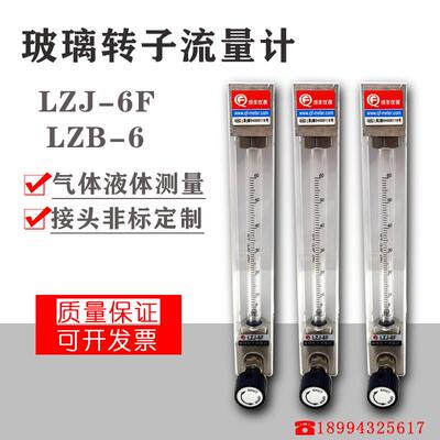 常州成丰玻璃转子流量计LZJ-6F防腐/LZB-6甲醇丙烷C3H8浮子流量计